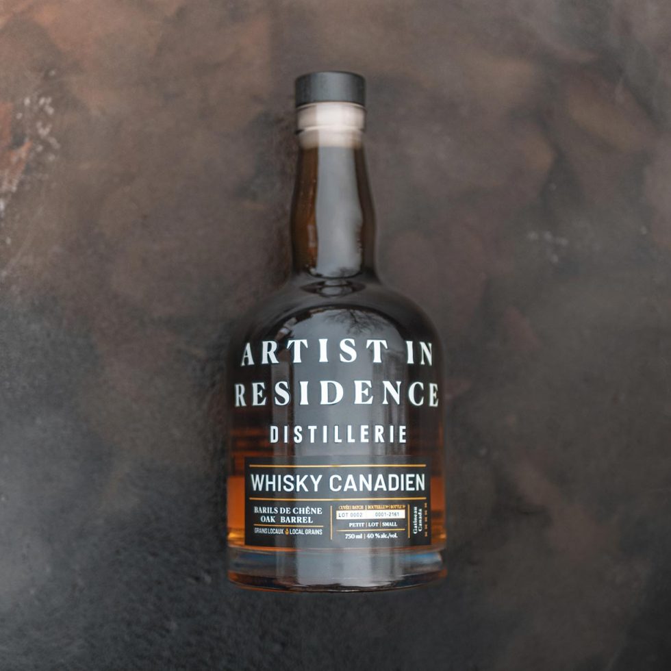 Whisky Canadien 100% Québécois | Artist in Residence Distillerie